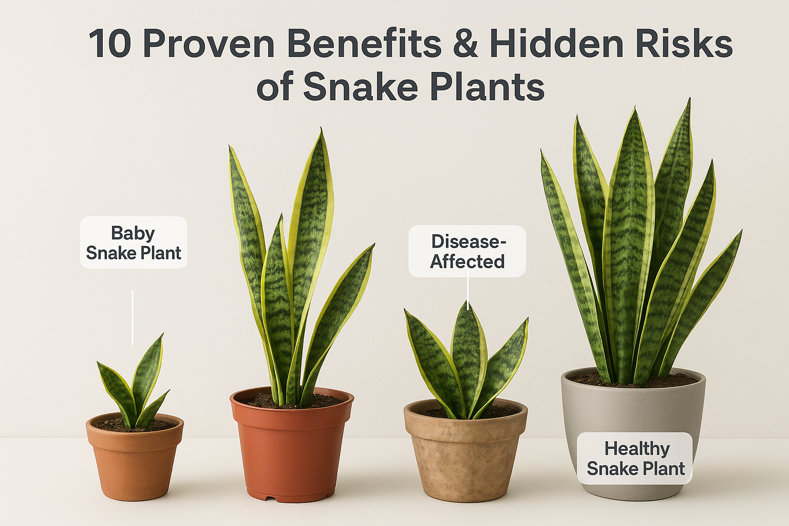 10 Proven Benefits & Hidden Risks of Snake Plants